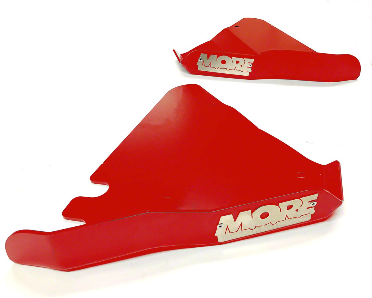 M.O.R.E. Toyota 4-Runner Lower Control Arm Skid Plates; Red T4AASP5G ...