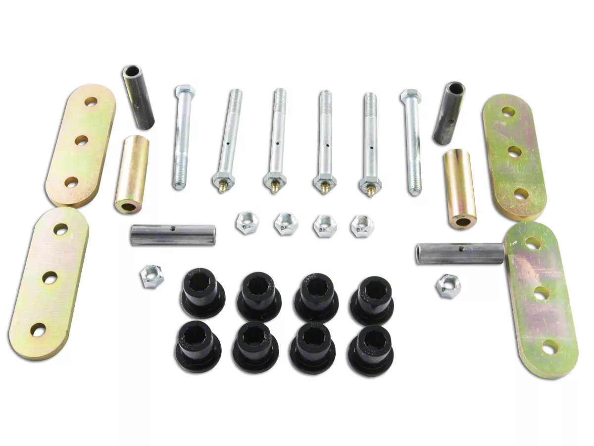 M.O.R.E. Jeep Wrangler Front Heavy Duty Lubeable Shackles LS9040HD (87 ...