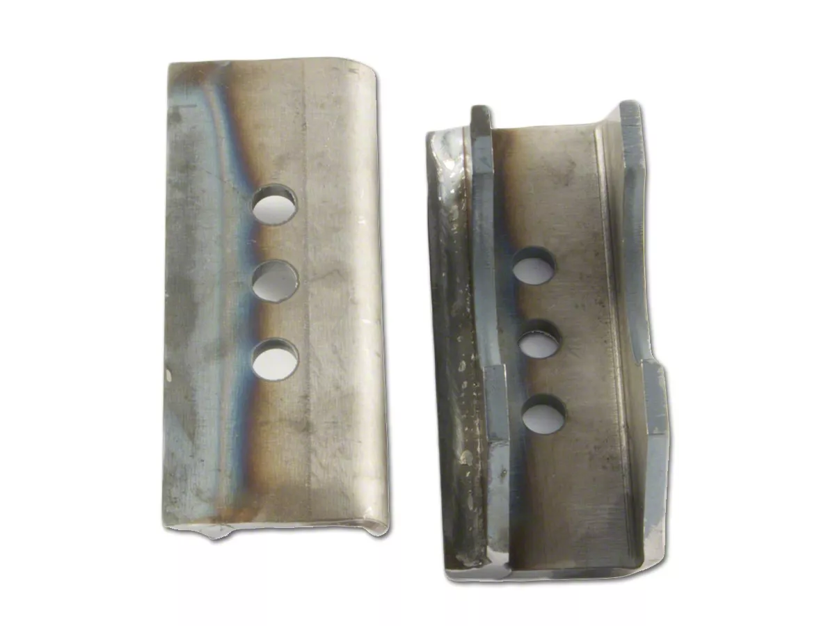 M.O.R.E. Jeep Wrangler Dana 30 Front Axle Leaf Spring Mounts; 2-1/2 ...