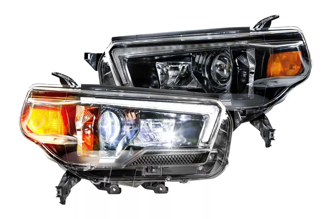 Morimoto Toyota 4-Runner XB Hybrid LED Headlights; Black Housing; Clear ...