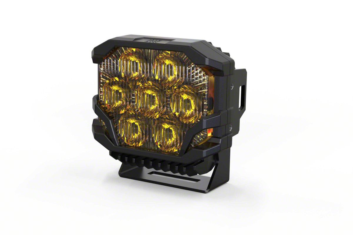 Morimoto Bronco BigBanger Amber DRL LED Pod Light; NCS Yellow Combo ...
