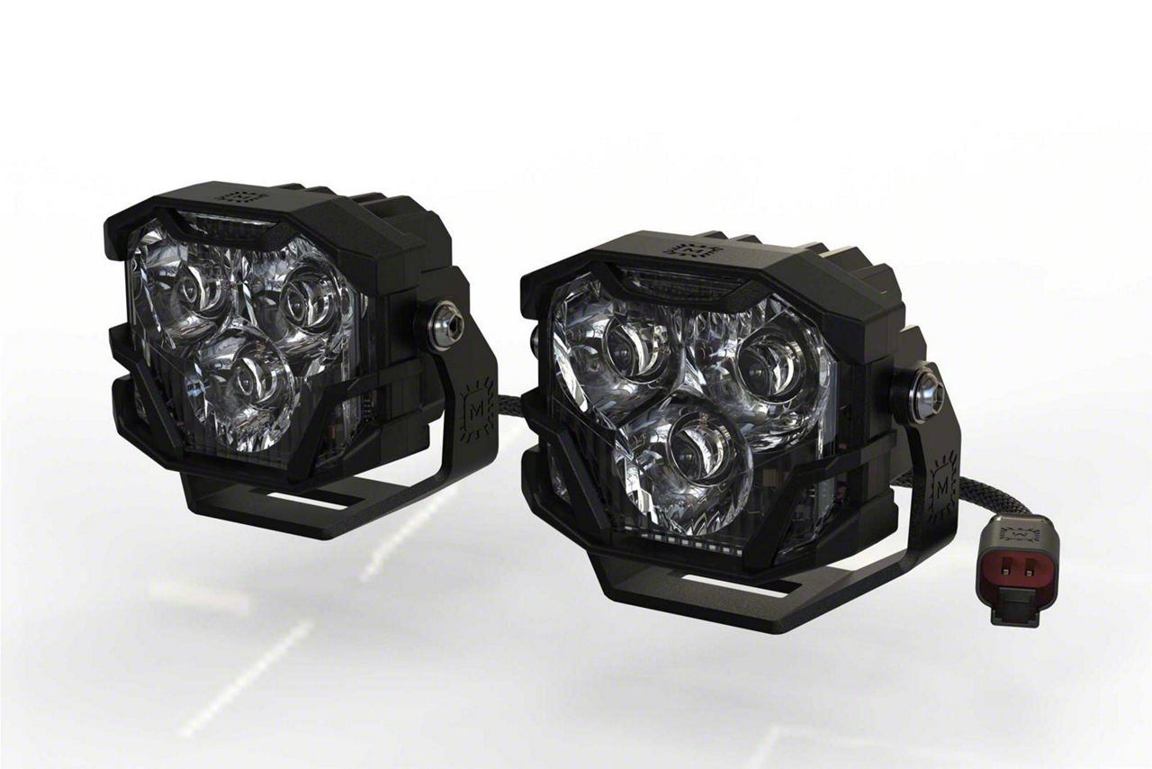 Morimoto Jeep Gladiator 4Banger NCS LED Light Pods; White Spot Beam ...