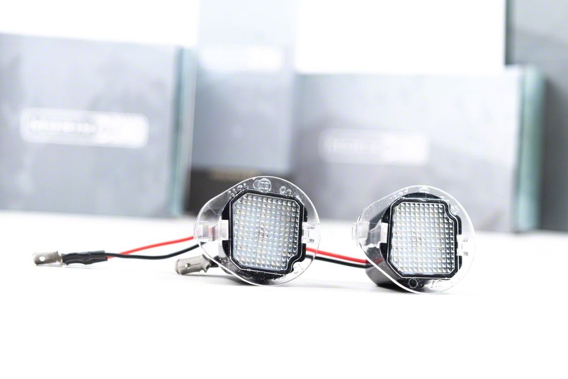 Morimoto XB LED Puddle Lights Smoked 07 18 Jeep Wrangler JK
