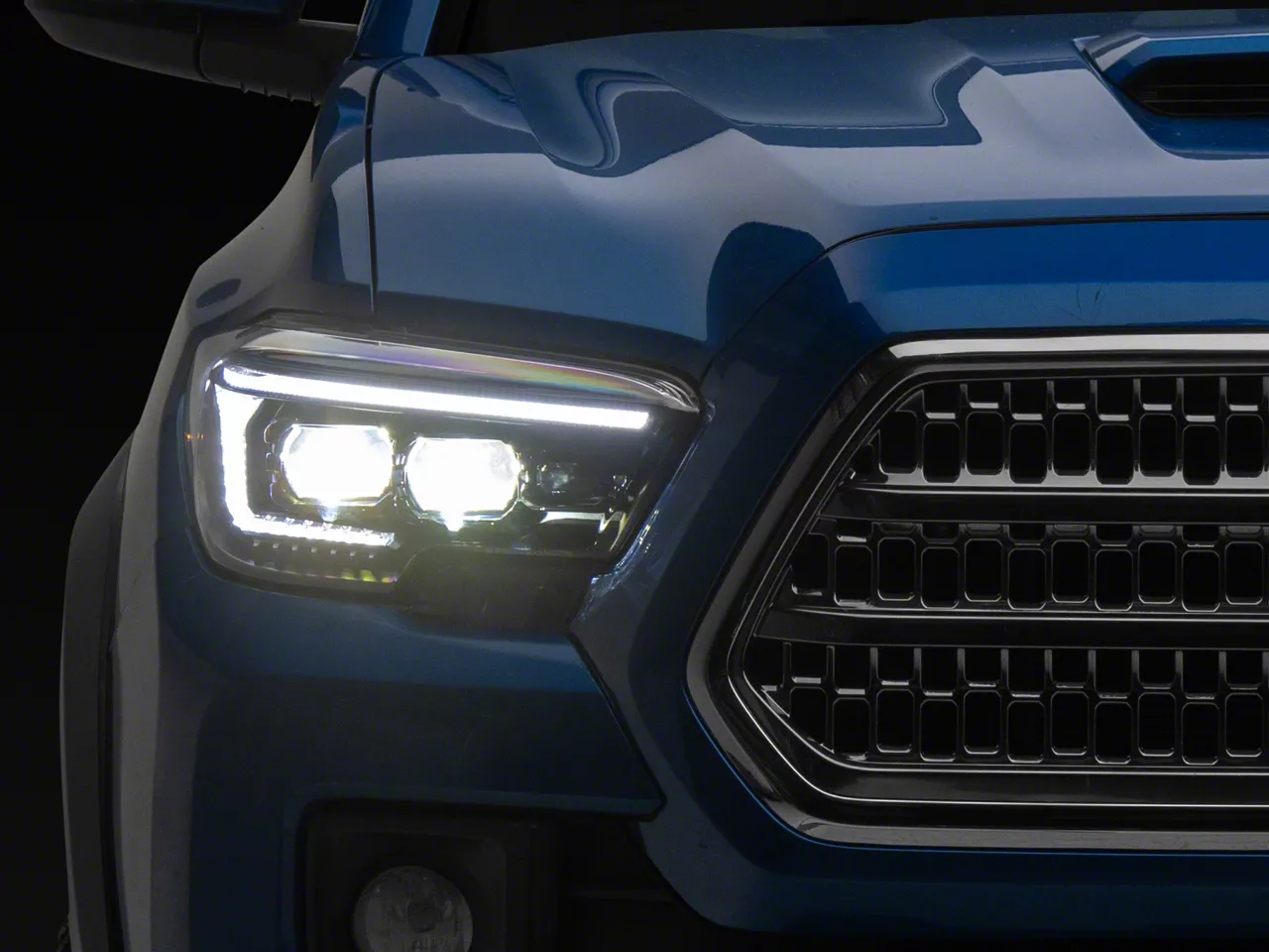 Morimoto Tacoma XB Evo Hybrid LED Headlights; Black Housing; Clear Lens ...
