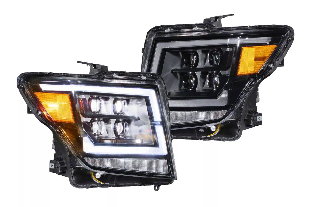 Morimoto Titan XB LED Headlights; Black Housing; Clear Lens LF476 (17 ...