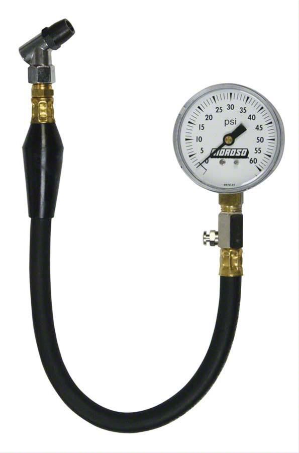Moroso Universal XT 2-5/8-Inch Display Tire Pressure Gauge; 0-60 PSI ...