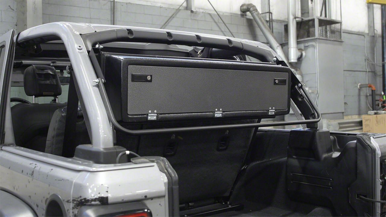 MORryde Jeep Wrangler Overhead Storage Lock Box Kit JP54-080 (18-26 ...