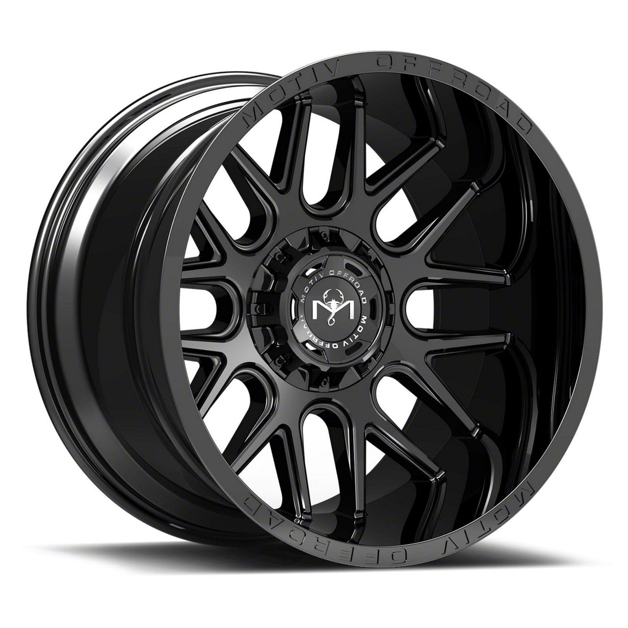 Motiv Offroad Tundra Magnus Gloss Black 6-Lug Wheel; 18x9; 18mm Offset ...