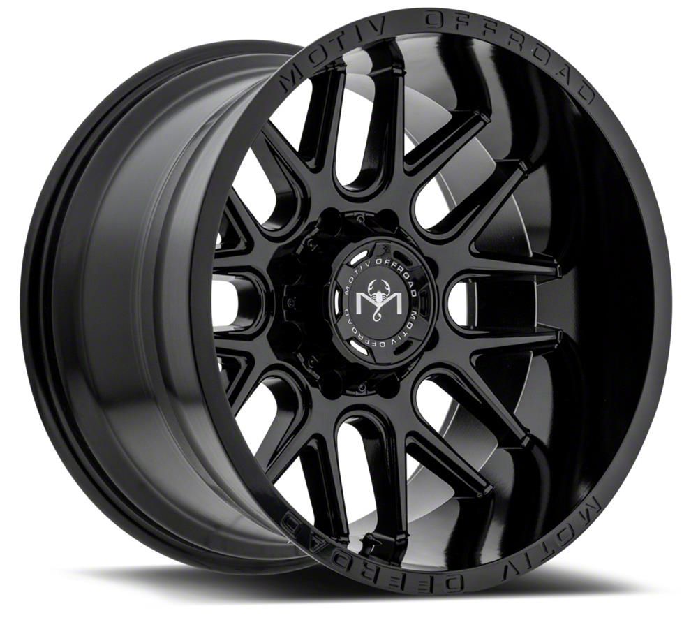 Motiv Offroad Toyota 4-Runner Magnus Gloss Black 6-Lug Wheel; 20x10 ...