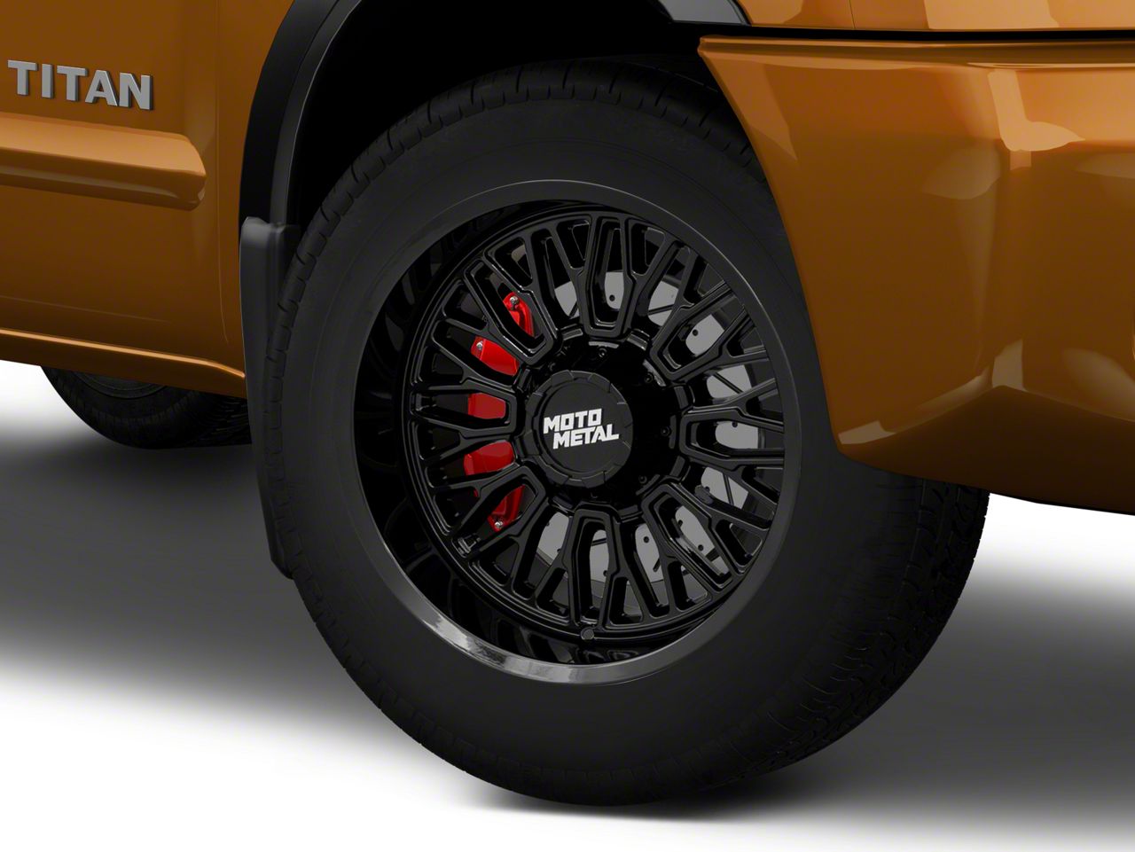 Moto Metal Titan Stinger Gloss Black 6-Lug Wheel; 20x9; 18mm Offset ...