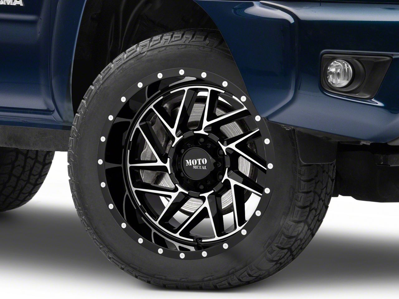 Moto Metal Tacoma MO985 Breakout Gloss Black Machined 6-Lug Wheel ...