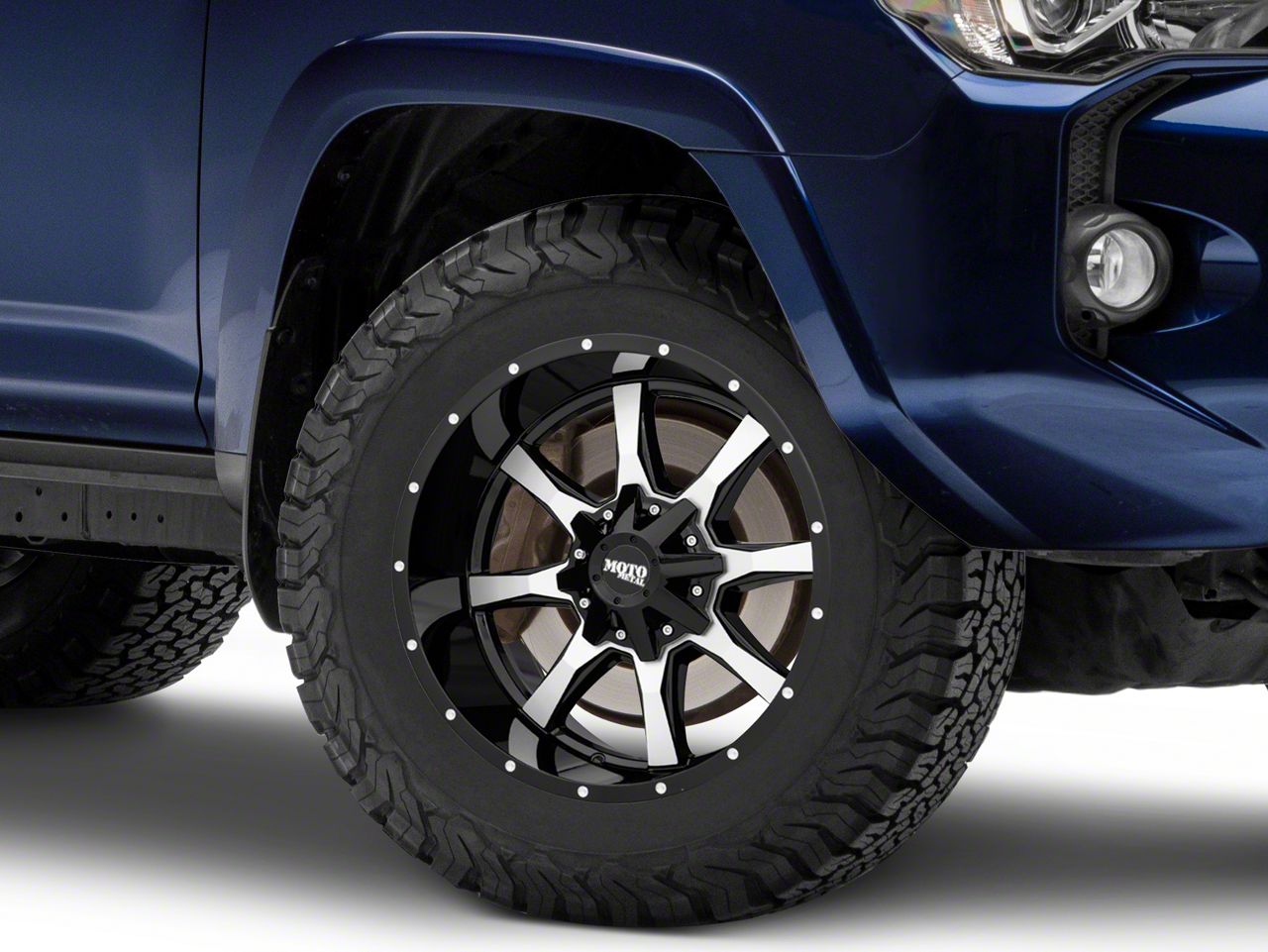 Moto Metal Toyota 4-Runner MO970 Gloss Black Machined 6-Lug Wheel; 18x9 ...
