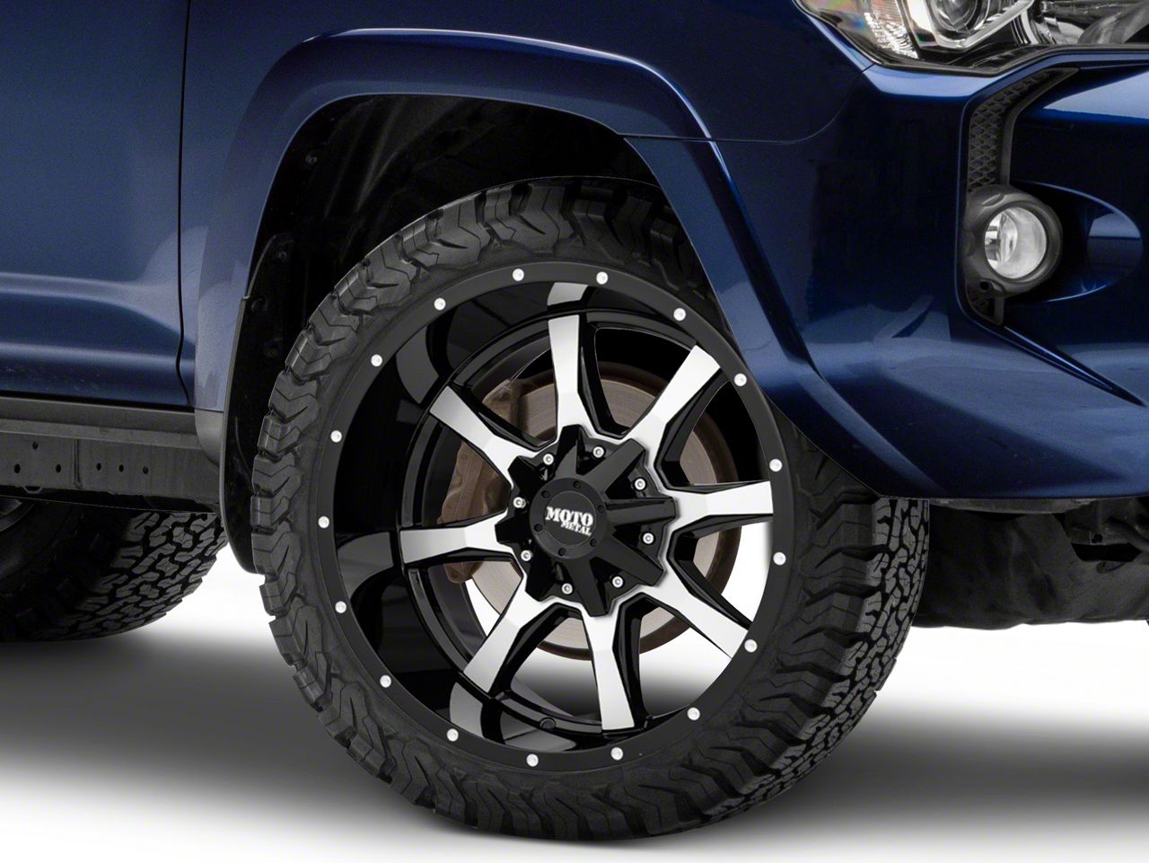 Moto Metal Toyota 4-Runner MO970 Gloss Black Machined 6-Lug Wheel ...