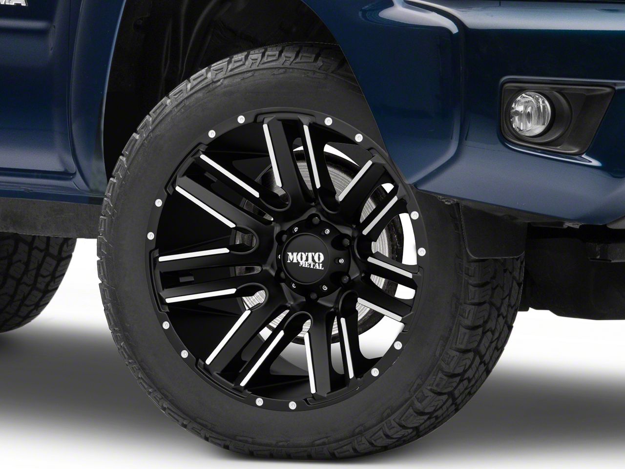 Moto Metal Tacoma MO978 Razor Satin Black Machined 6-Lug Wheel; 20x10 ...