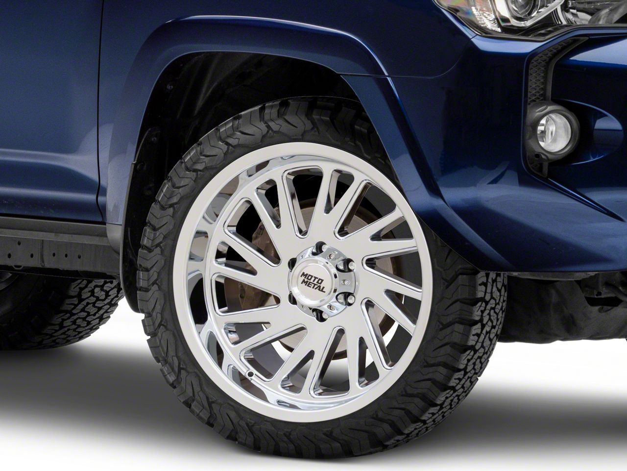 Moto Metal Toyota 4-Runner Combat Chrome 6-Lug Wheel; 22x12; -44mm ...