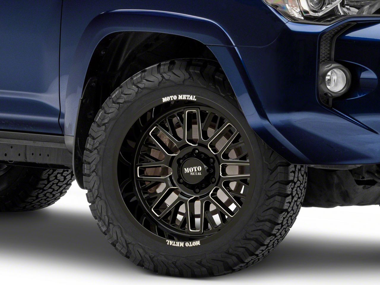 Moto Metal Toyota 4-Runner MO802 Gloss Black Milled 6-Lug Wheel; 22x10 ...
