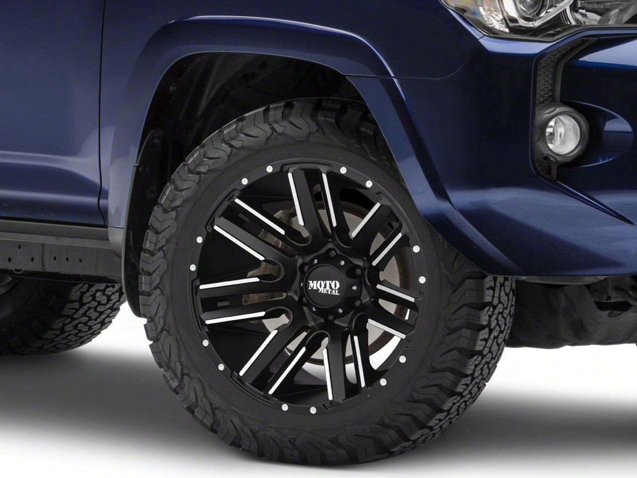 Moto Metal Toyota 4-Runner MO978 Razor Satin Black Machined 6-Lug Wheel ...