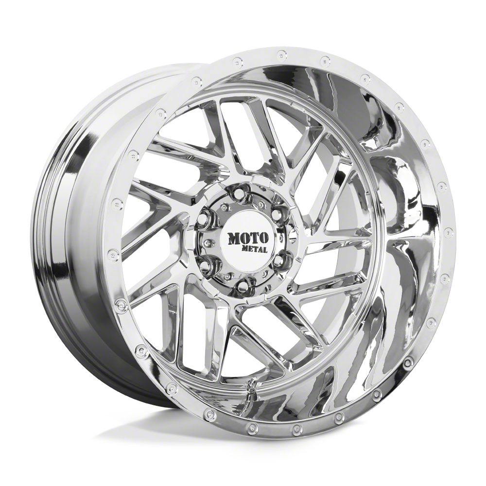 Moto Metal Bronco Breakout Chrome 6-Lug Wheel; 16x8; -6mm Offset ...