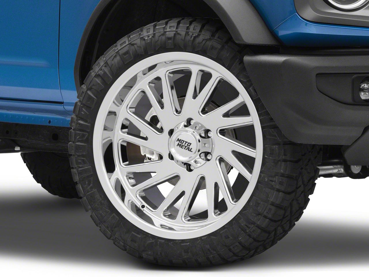 Moto Metal Bronco Combat Chrome 6-Lug Wheel; 22x10; -18mm Offset ...