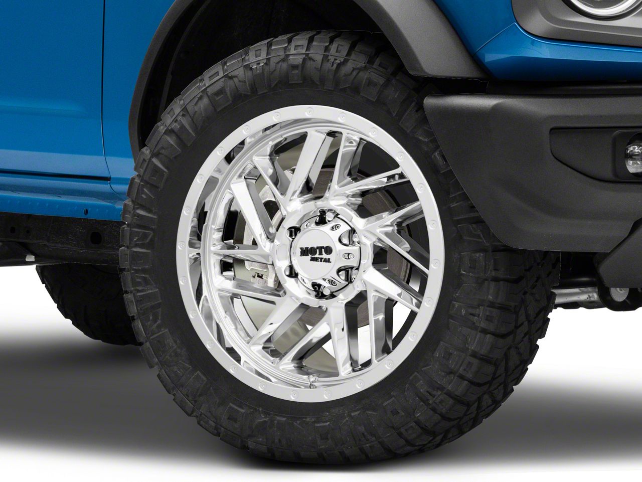 Moto Metal Bronco MO985 Breakout Chrome 6-Lug Wheel; 20x10; -18mm ...
