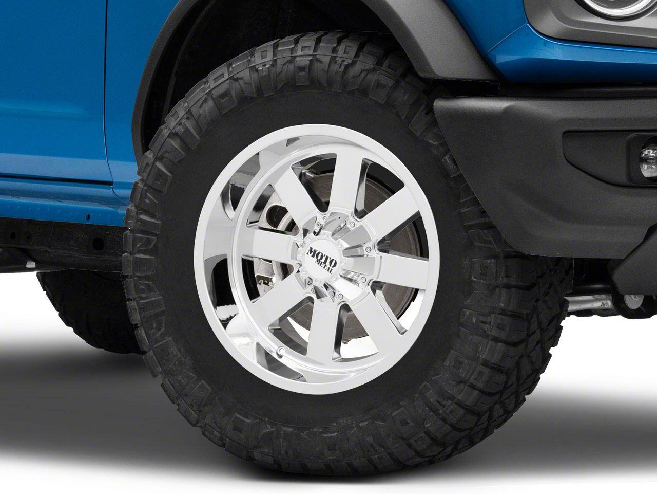 Moto Metal Bronco MO962 Chrome 6-Lug Wheel; 18x12; -44mm Offset ...