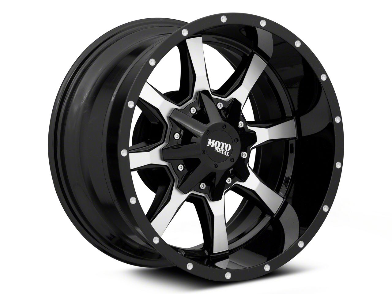 Moto Metal Jeep Grand Cherokee MO970 Gloss Black Machined Wheel; 18x10 ...