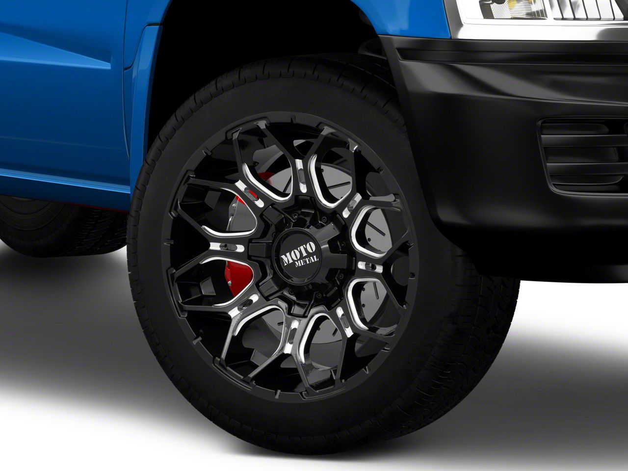 Moto Metal Jeep Grand Cherokee Sniper Gloss Black Milled Wheel; 20x10 ...