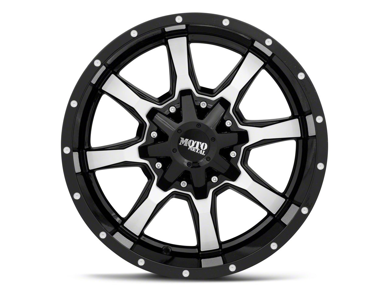 Moto Metal Jeep Grand Cherokee MO970 Gloss Black Machined Wheel; 18x10 ...
