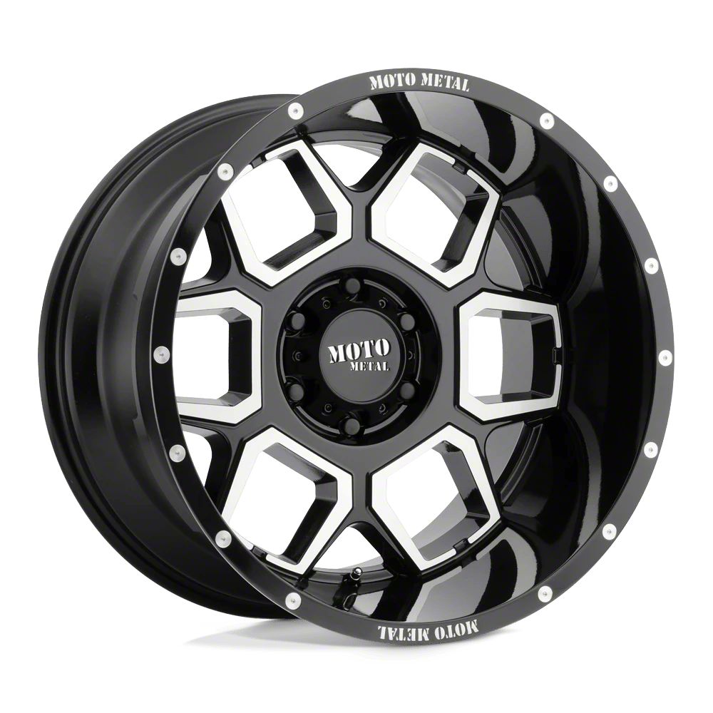 Moto Metal Jeep Grand Cherokee Spade Gloss Black Machined Wheel; 20x12 ...