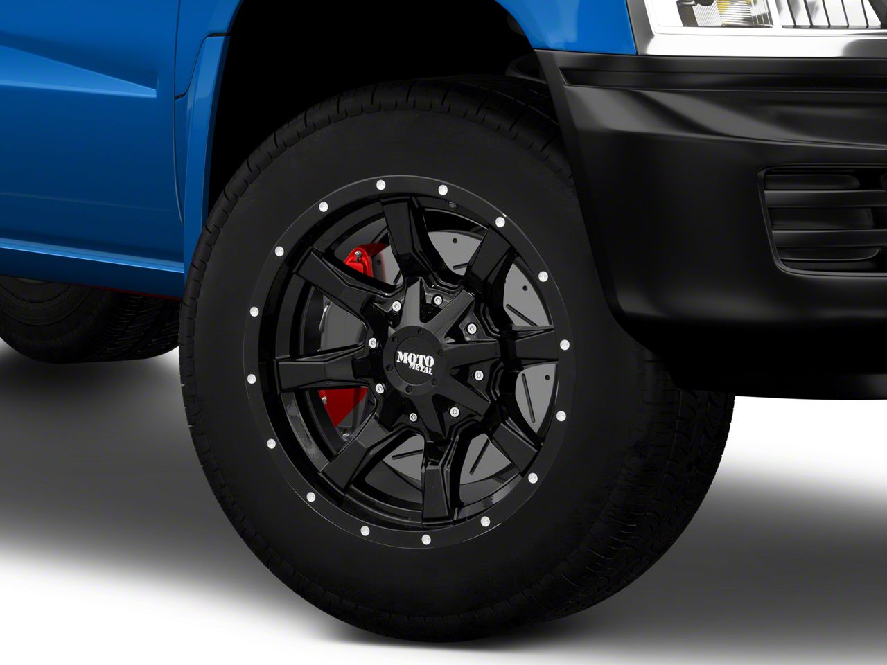 Moto Metal Jeep Wrangler MO970 Gloss Black with Milled Lip Wheel; 18x10 ...