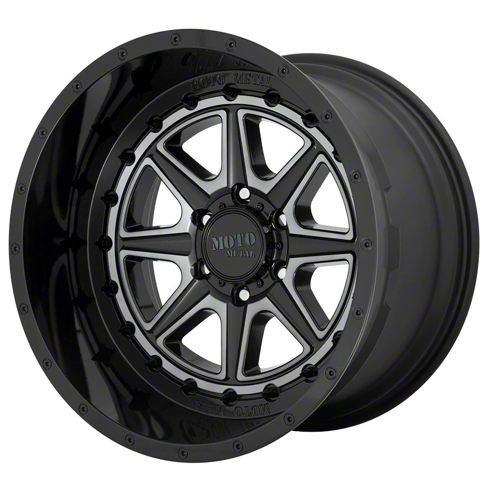 Moto Metal Jeep Wrangler Phantom Gloss Black with Gray Tint Wheel ...