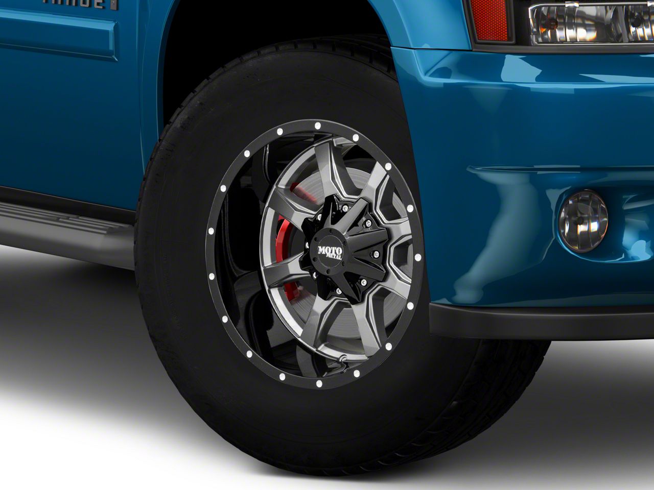 Moto Metal Titan XD MO970 Gloss Gray with Gloss Black Lip 6-Lug Wheel ...