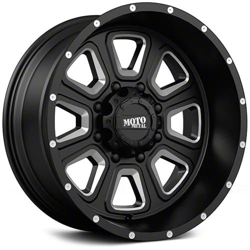 Moto Metal Titan XD MO972 Satin Black Milled 6-Lug Wheel; 20x12; -44mm ...