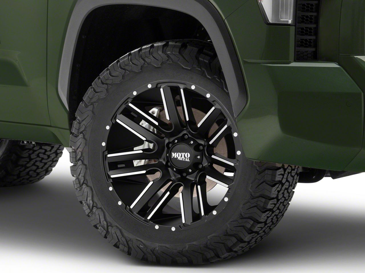 Moto Metal Tundra MO978 Razor Satin Black Machined 6-Lug Wheel; 20x10 ...
