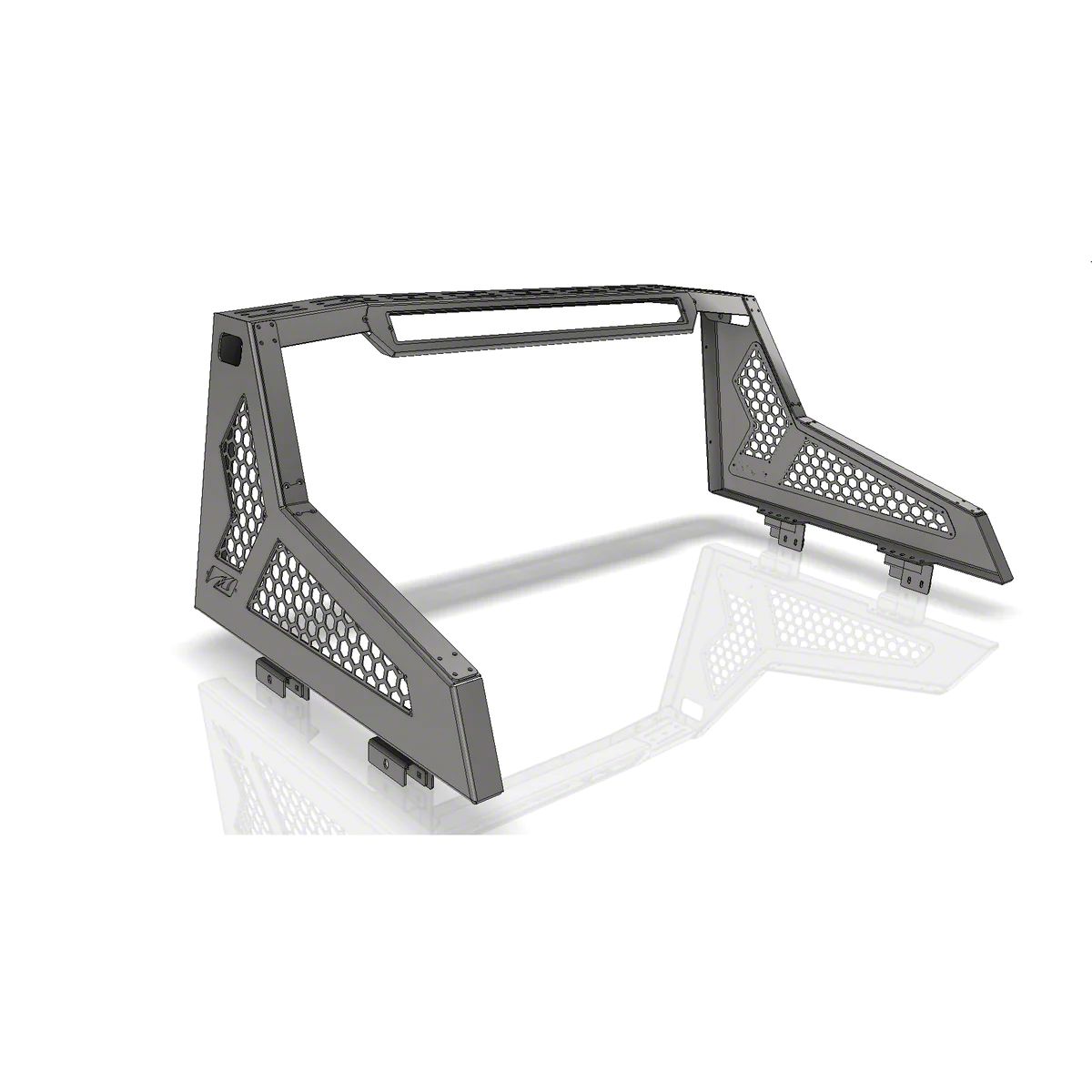 Motobilt Jeep Gladiator Chase Rack; Bare Steel MB5064 (20-25 Jeep ...