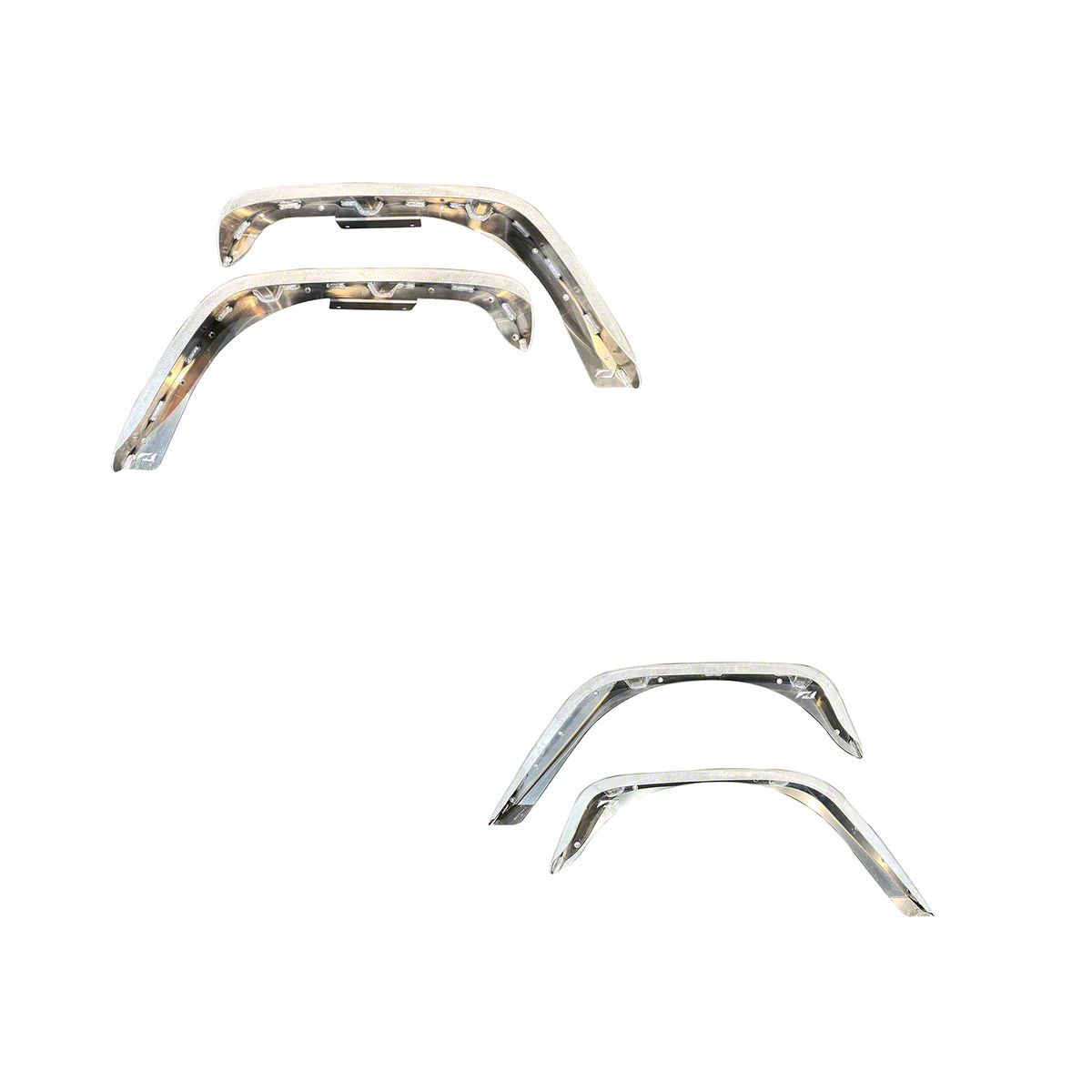 Motobilt Jeep Wrangler 4-Inch Crusher Series Front and Rear Fender ...