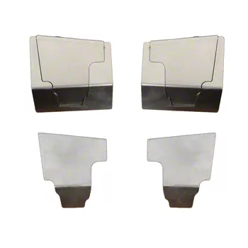 Motobilt Jeep Wrangler B-Pillar Chop Kit; Bare Steel MB3057 (07-18 Jeep ...