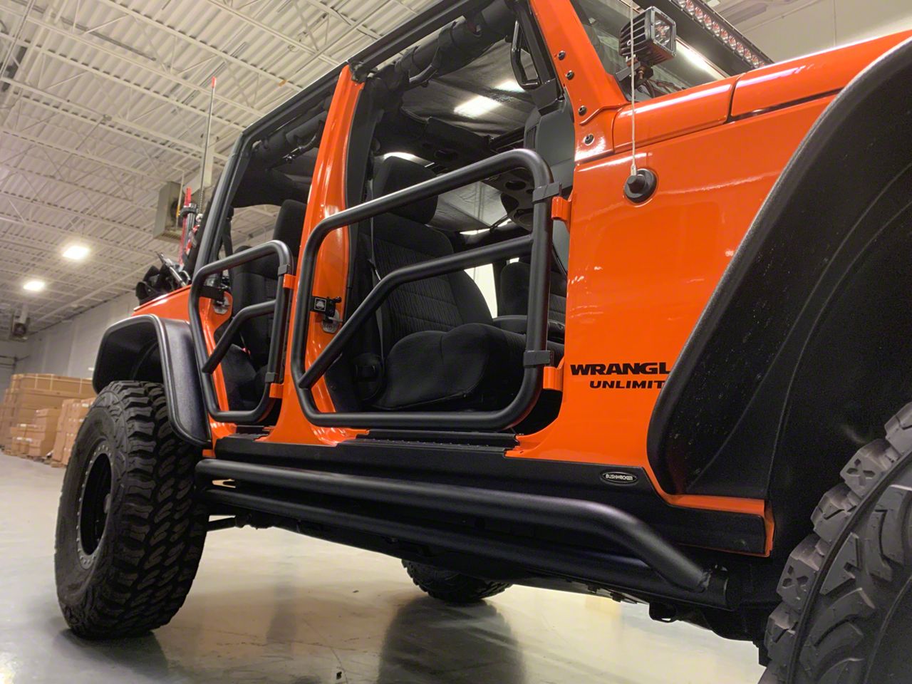 Jeep Wrangler Front and Rear Tube Doors; Black (07-18 Jeep Wrangler JK ...