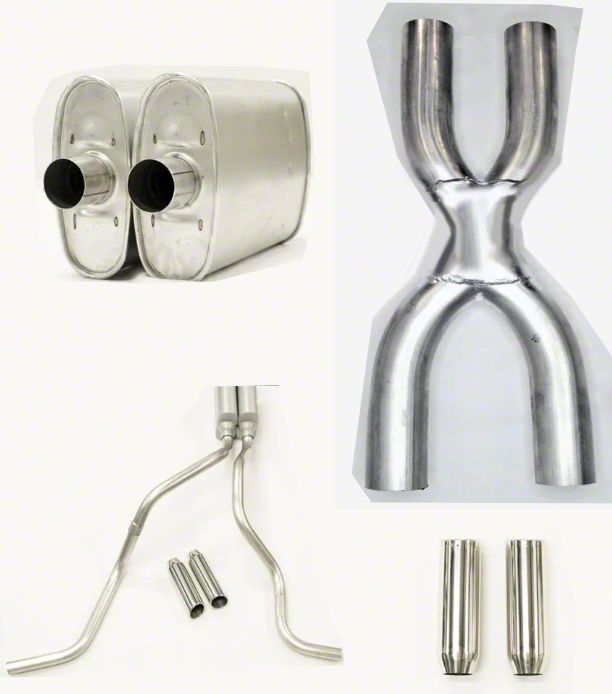 MPI Exhaust Technologies Tundra 2.25-Inch Dual Exhaust System with ...