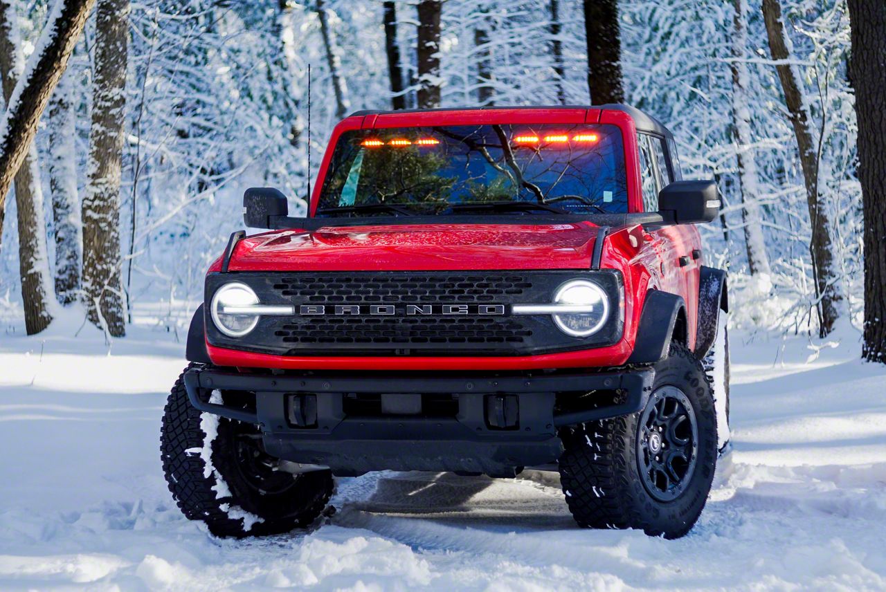 mpower Bronco Split Two-Piece Interior Amber/White LED Light Bars RTL ...