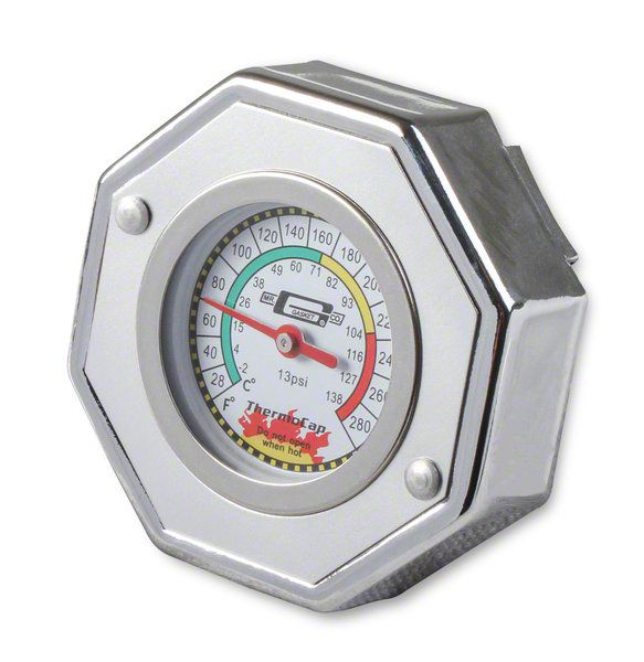 Mr. Gasket Jeep Wrangler Thermocap Radiator Cap; 13 PSI; Silver 2470S ...