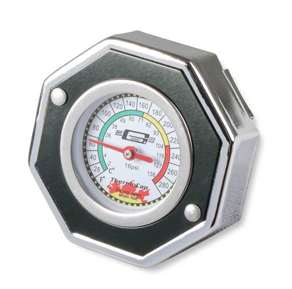 Mr. Gasket Jeep Wrangler Thermocap Radiator Cap; 16 PSI; Blacl 2476BK ...