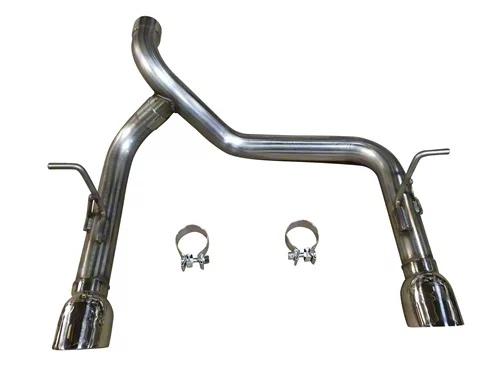 MRT Jeep Wrangler Extreme Axle-Back Exhaust with Polished Tips 90R140 ...