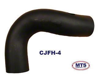 MTS Company Jeep Wrangler Short Fuel Fill Hose for 15-Gallon Fuel Tank ...