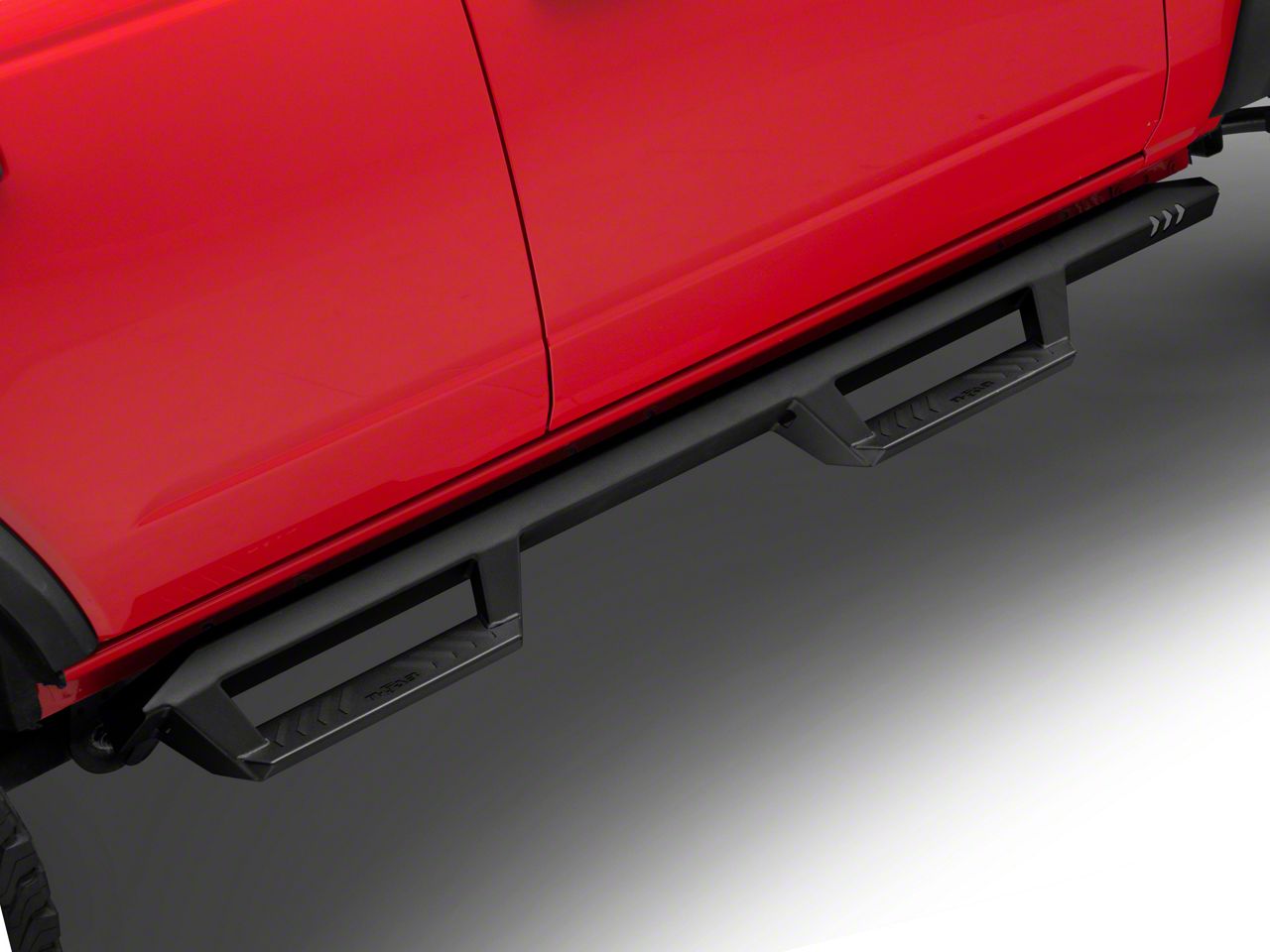 N-Fab Bronco EpYx Cab Length Nerf Side Step Bars; Textured Black ...