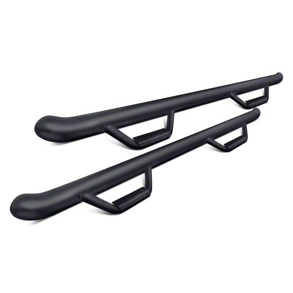 N-Fab Frontier Cab Length Podium Nerf Side Step Bars; Textured Black ...