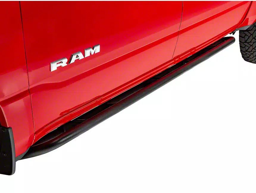 N-Fab Frontier Cab Length RKR Side Rails; Textured Black N224RKRCC (22 ...