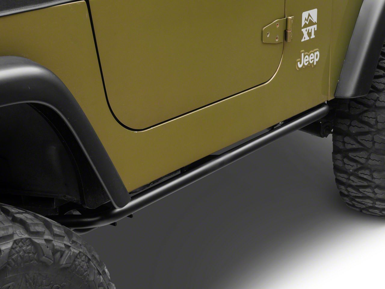 N-Fab Jeep Wrangler Cab Length RKR Side Rails - Textured Black J972RKR ...