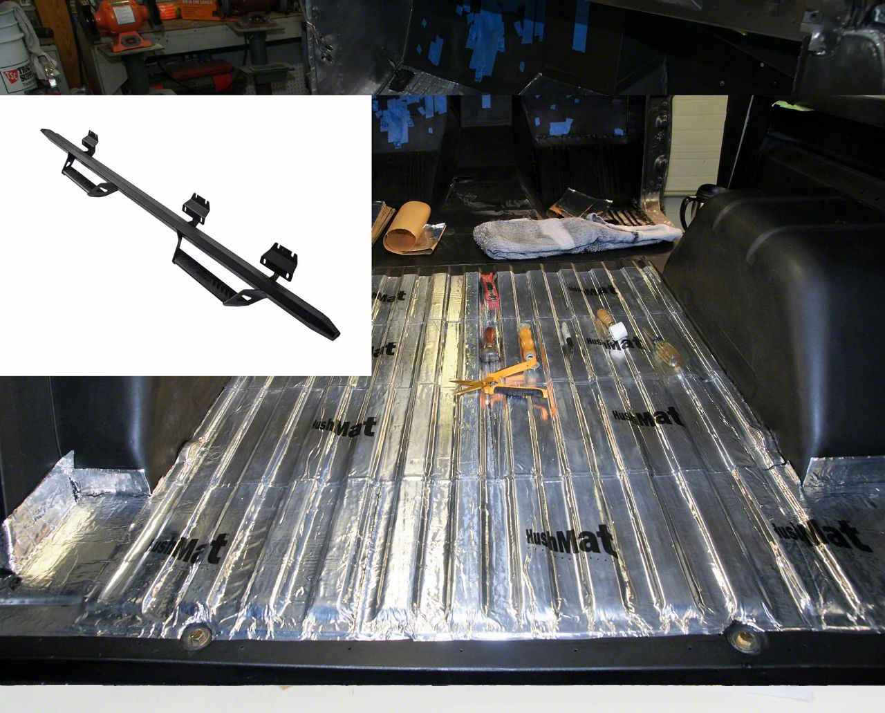 N-Fab Titan XD Cab Length Predator Pro Nerf Side Step Bars; Textured ...