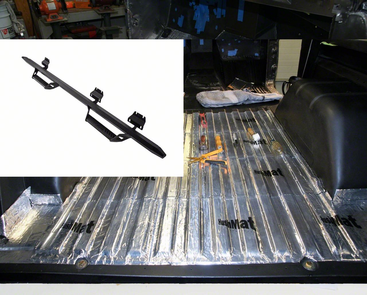 N-Fab Titan XD Cab Length Predator Pro Nerf Side Step Bars; Textured ...